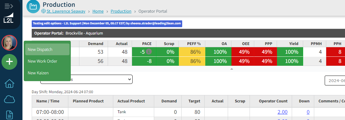Operator Portal Overview – L2L