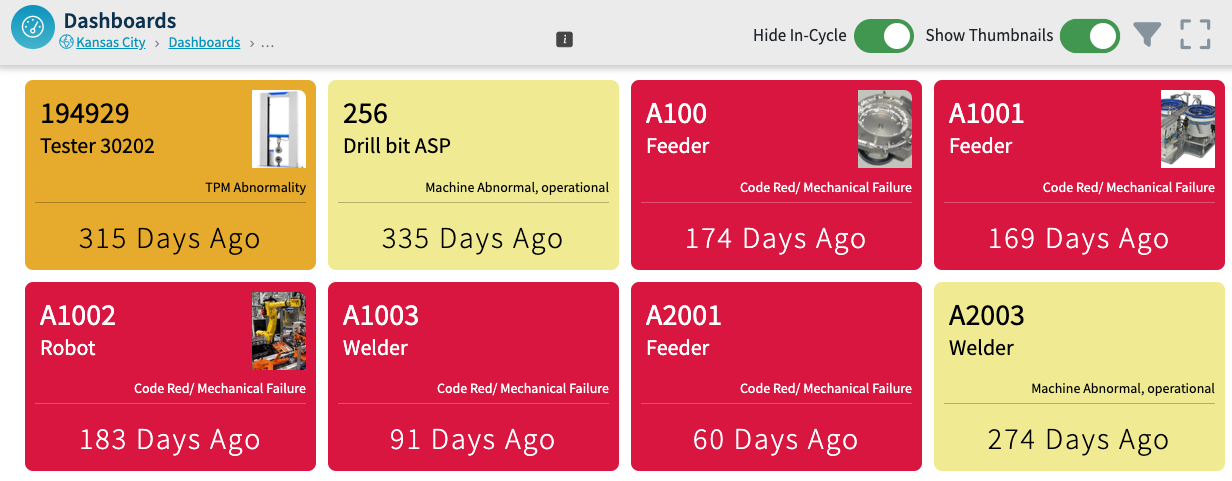 Machine Status Dashboard – L2L